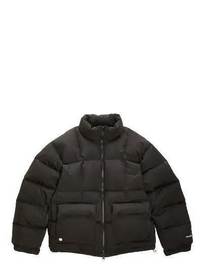 VOWELS Down Filled Puffer Jacket - Black