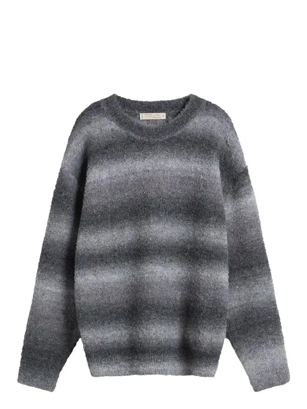 FRIZMWORKS Gradation Boucle Knit - Gray