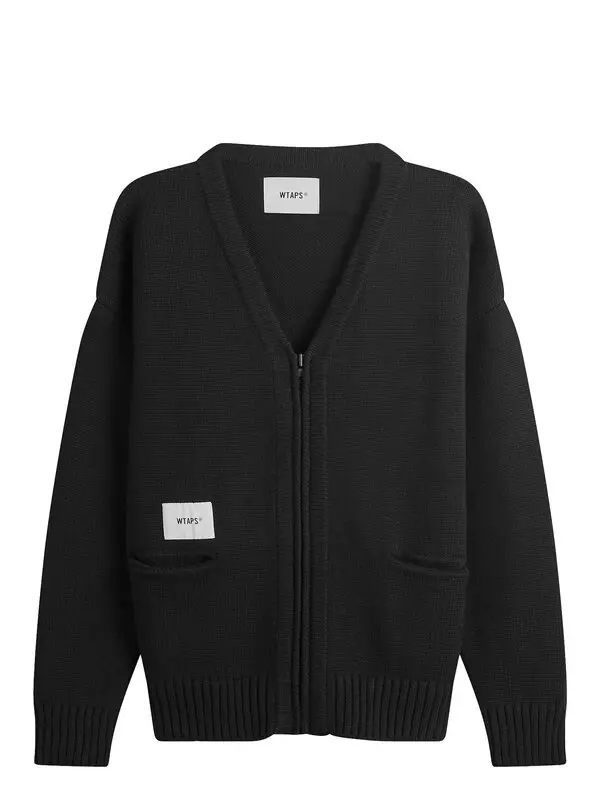 WTAPS Palmer Zip Cardigan - Black