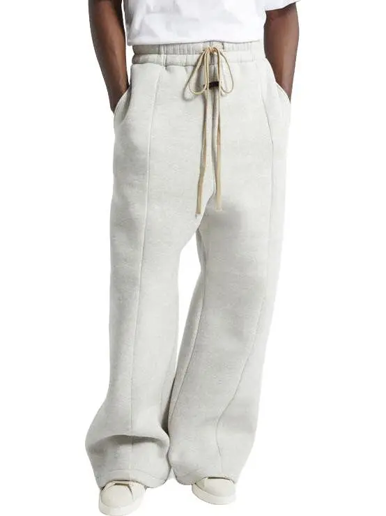 Fear Of God Wide Leg Sweatpants - Melange Grey Melange Grey