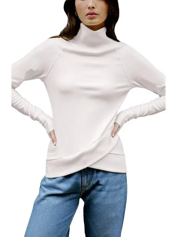 MARCELLA Soren Tulip Hem Sweatshirt - Cream