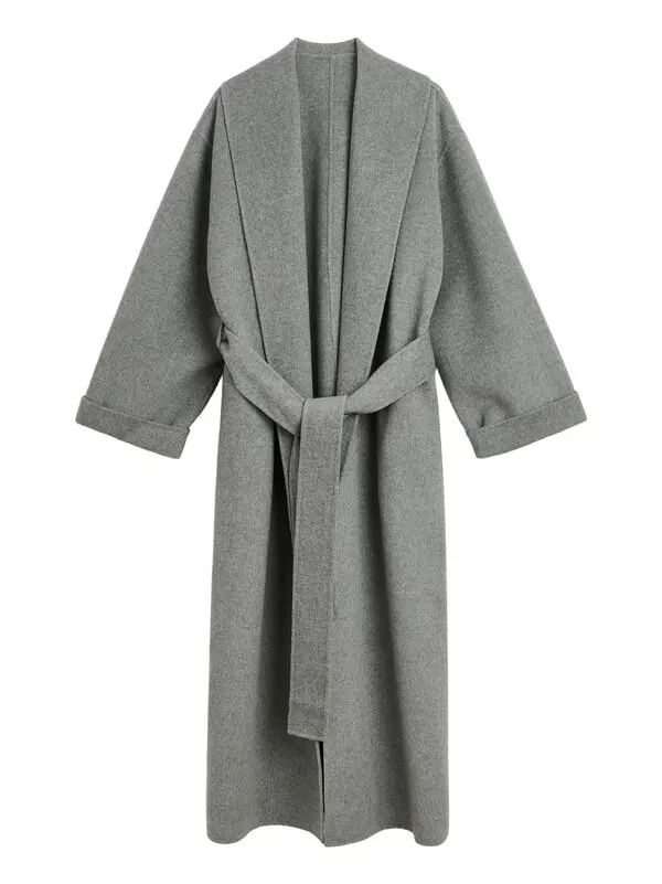 BY MALENE BIRGER Trullem Wool Coat - Grey Melange