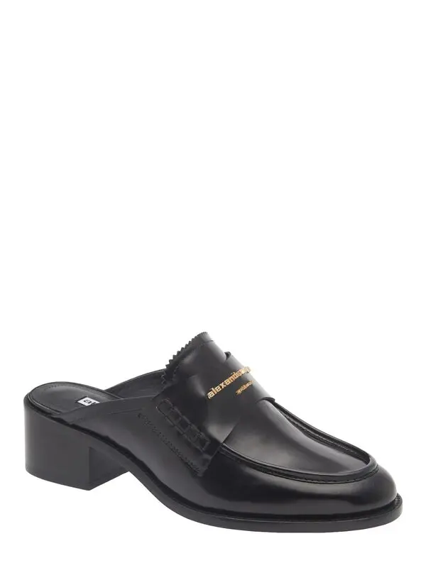 Alexander Wang Carter Loafer Mule - Black