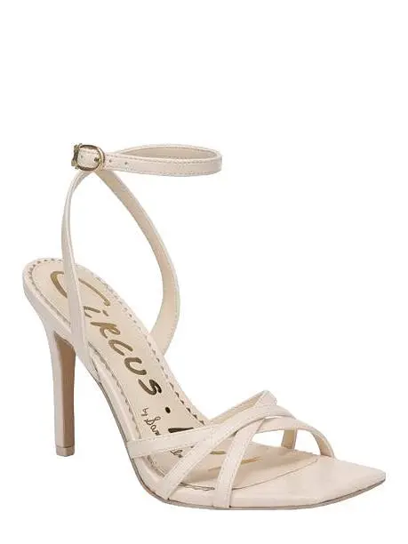 CIRCUS NY BY SAM EDELMAN Bria Ankle Strap Sandal - Vanilla Bean