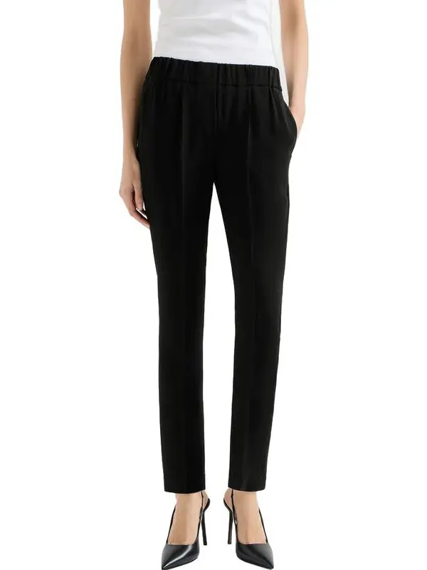 Brunello Cucinelli Tailored Jogger Trousers - Black