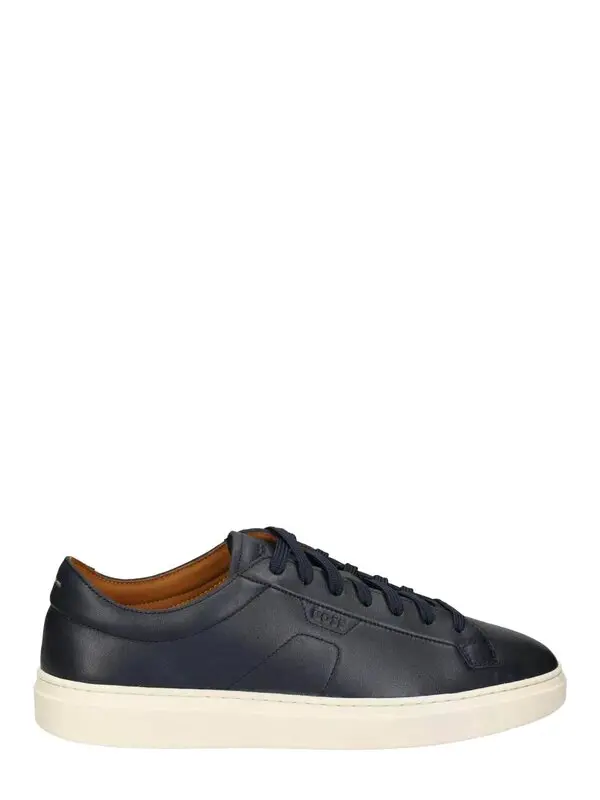BOSS Leather Sneakers - Blue