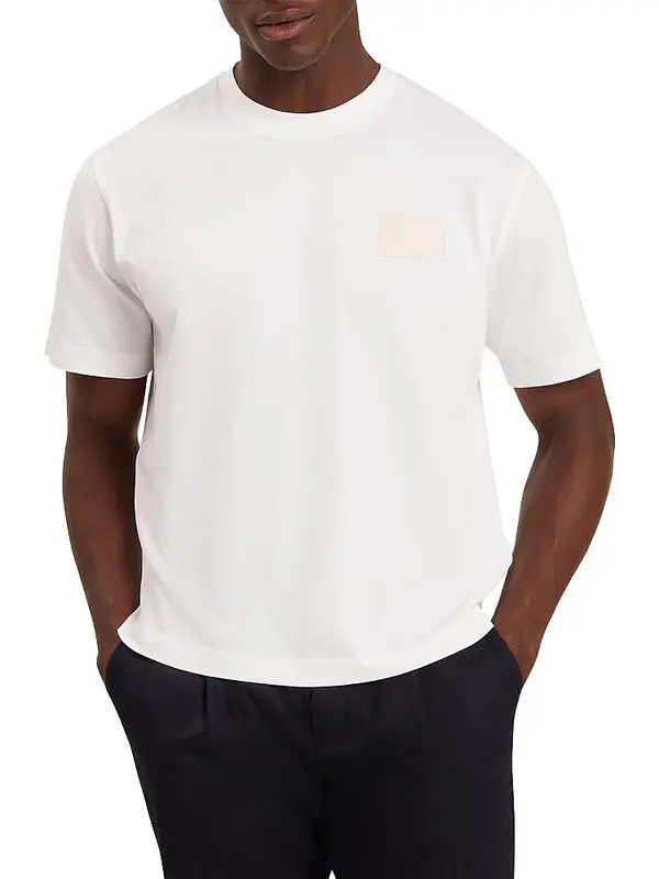 Ted Baker London Lucka Relaxed Fit Heavyweight Logo Tee - White