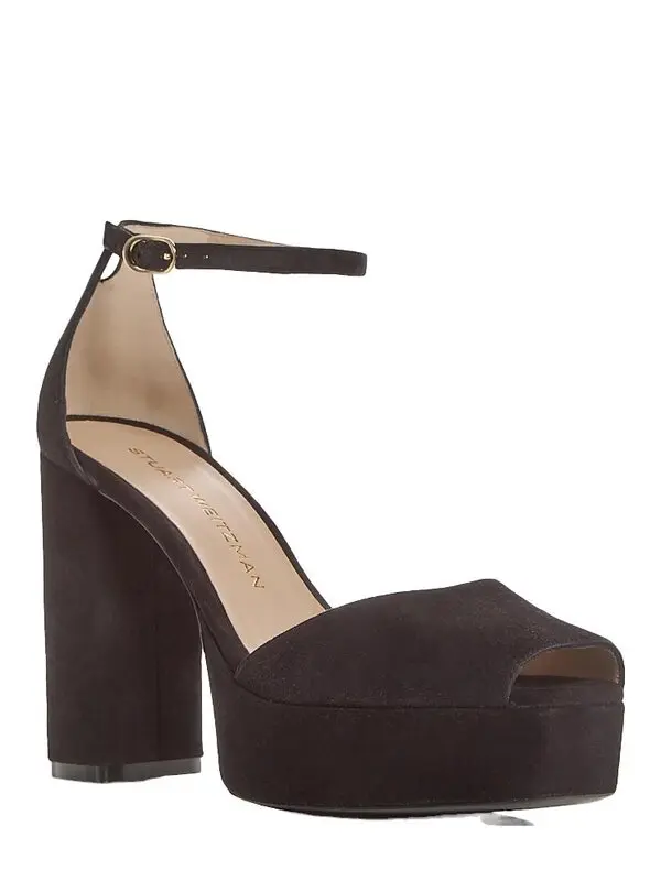 STUART WEITZMAN Sabrina Platform Sandals - Black
