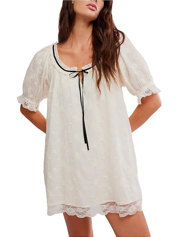 Free People Juno Mini Dress - Tea Black
