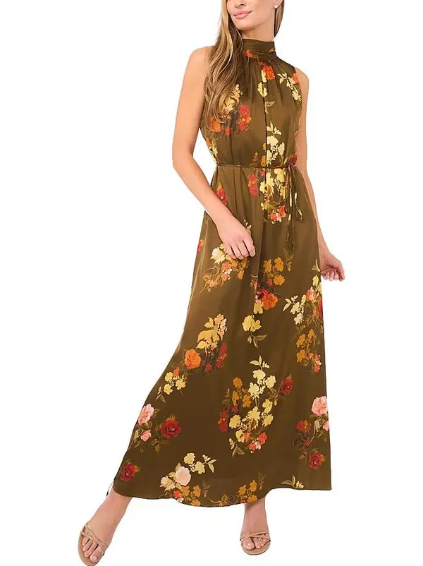 Ted Baker London Amber Bow Tie Maxi Dress - Nutria
