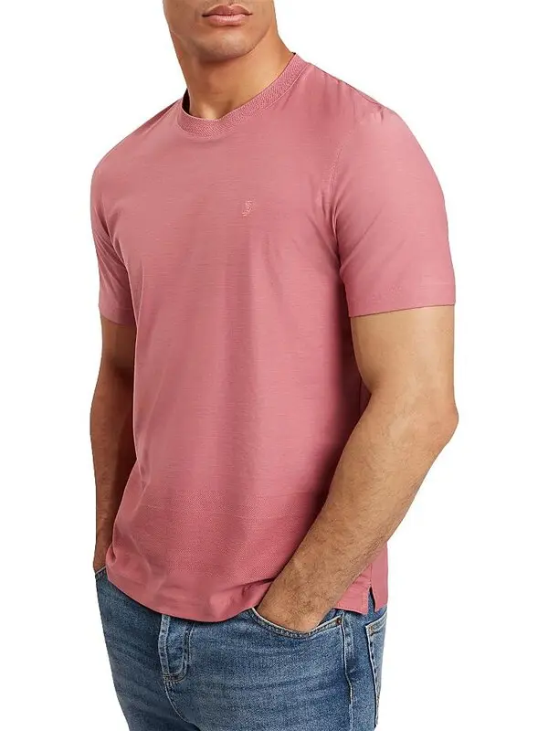 Ted Baker London Kaelith Short Sleeve Herringbone Tee - Pink