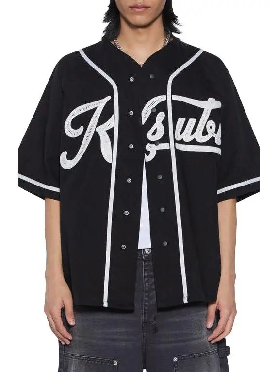 Ksubi Outfield Graphic Jersey - Black