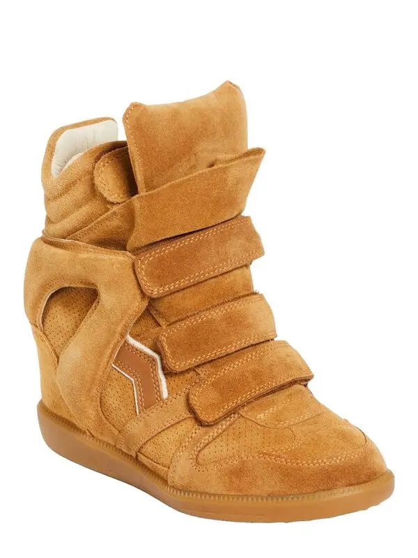 Isabel Marant Bekett High-top Sneaker - Cognac