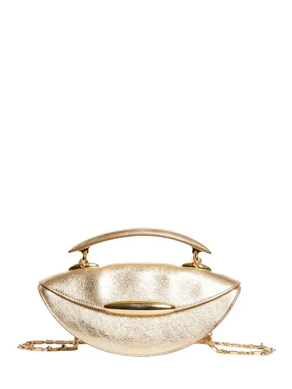 Zimmermann Wavelength Metallic Top Handle Bag - Light Gold