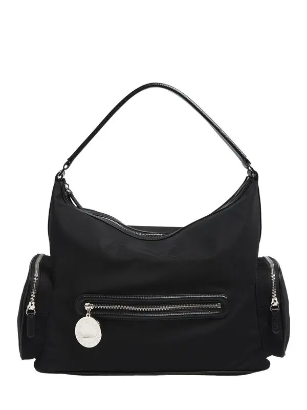 Stella McCartney Dartmoor Nylon Shoulder Bag - Ultra Black