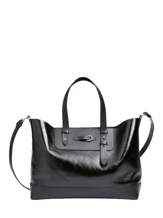 MAISON MARGIELA Medium Horizontal Shopper - Black/black