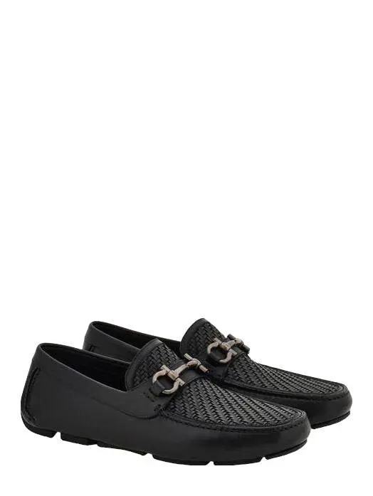 FERRAGAMO Parigi Bit Driving Shoe - Nero Nero Nero