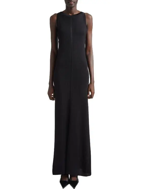 Loulou De Saison Pablo Sleeveless Maxi Dress - Black