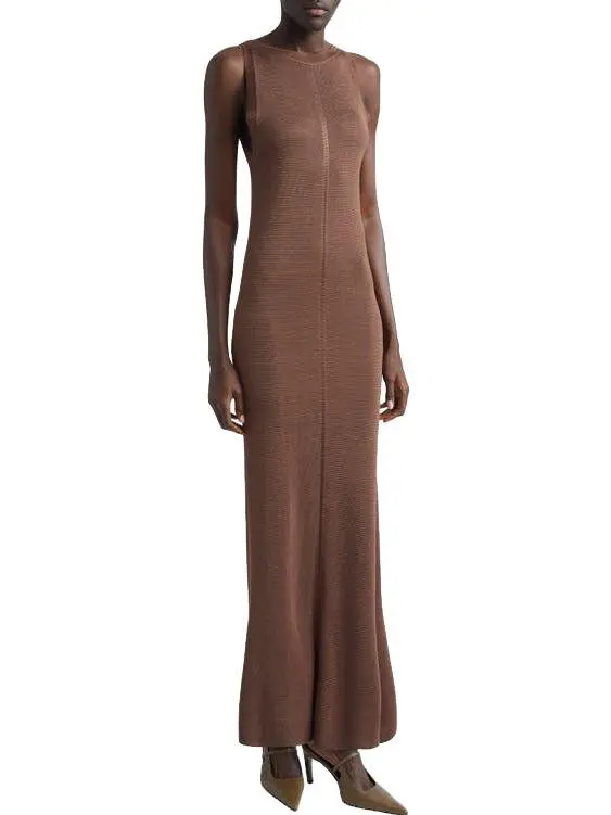 Loulou De Saison Pablo Sleeveless Maxi Dress - Brown