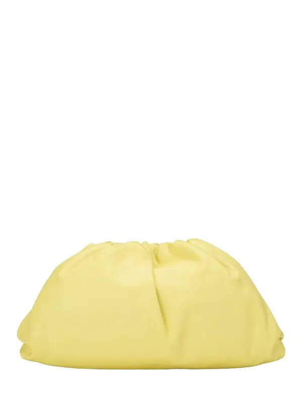 Bottega Veneta Calfskin The Oversized Pouch - Yellow