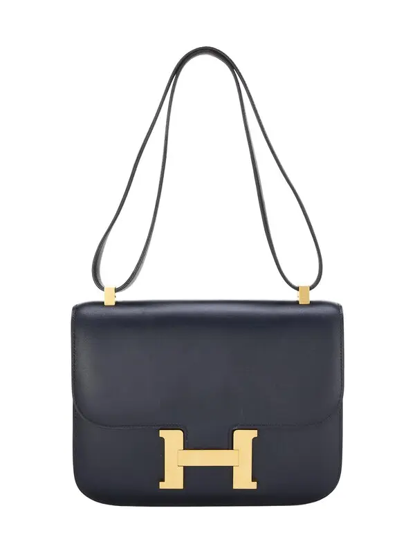 Hermès Constance 23 Shoulder Bag - Blue