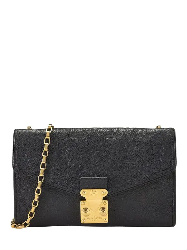 LOUIS VUITTON Monogram Empreinte Saint Germain Pochette - Black