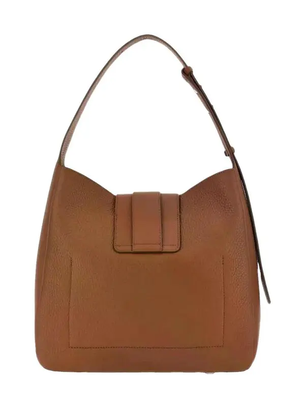 Hogan Logo-buckle Shoulder Bag - Brown