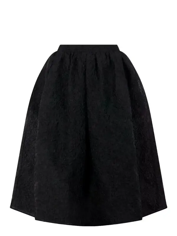 Cecilie Bahnsen Patterned Jacquard Skirt - Black