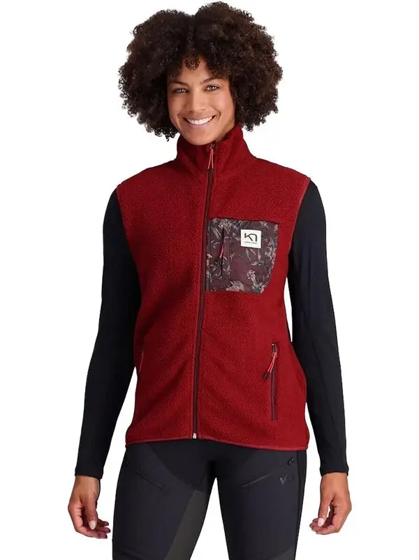 Kari Traa Rothe Fleece Vest - Rouge