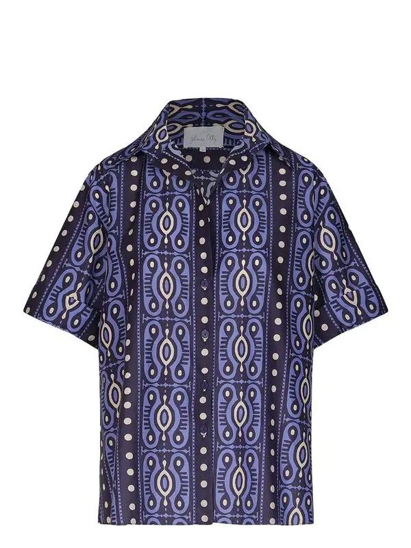 Johanna Ortiz Button-down Shirt - Navy