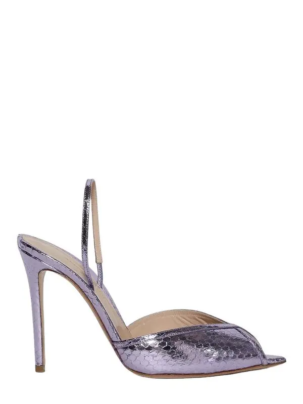 ANDREA WAZEN Katy Sling 105 Elaphe Watersnake - Purple