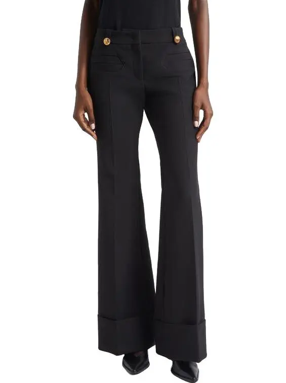 Zimmermann Rebellion Low Rise Flare Pants - Black