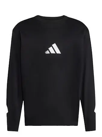 Adidas Z.n.e. Long Sleeve Tee Shirt - Black White