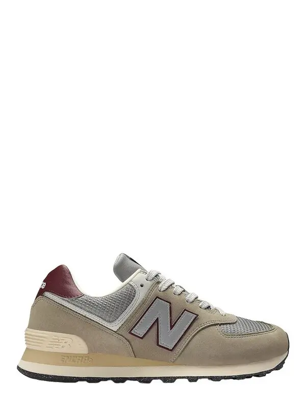 NEW BALANCE 574 Sneakers - Arid Stone/monarch Burgundy