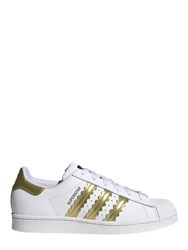 Adidas Superstar Sneakers - Cloud White/matte Gold/core Black