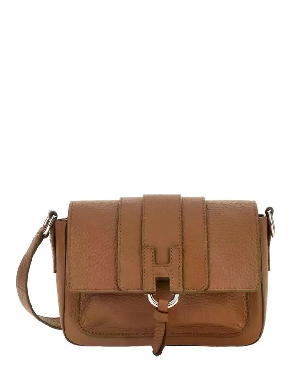 Hogan Ring-detail Shoulder Bag - Brown