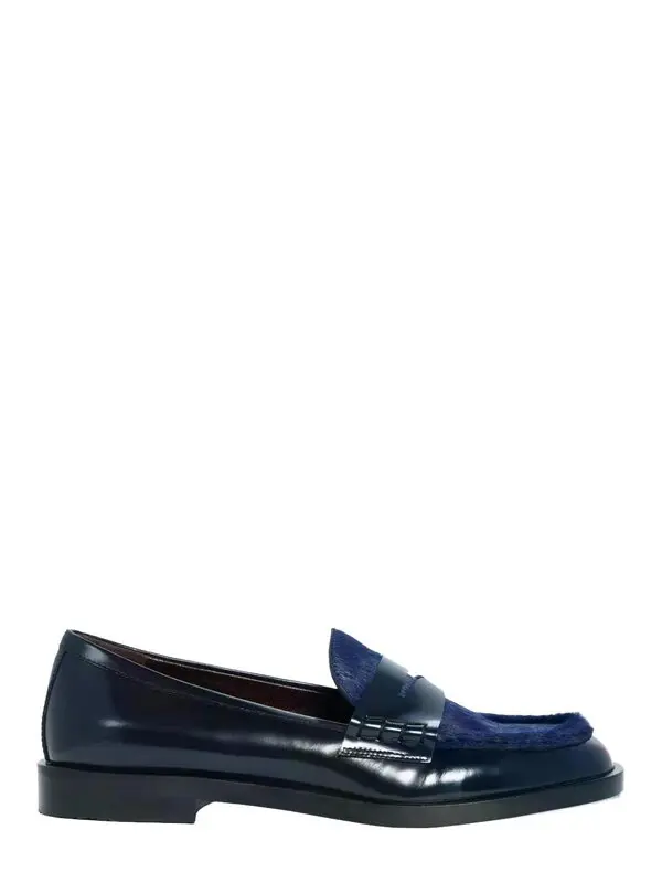 Roberto Festa Xander Pony Skin Loafers - Blue