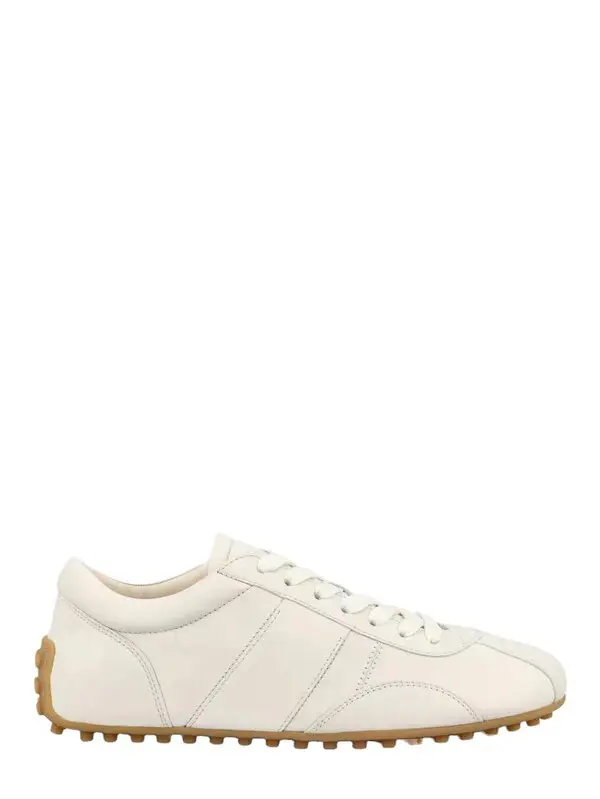 TOD'S Lace-up Leather Trainers - Neutrals