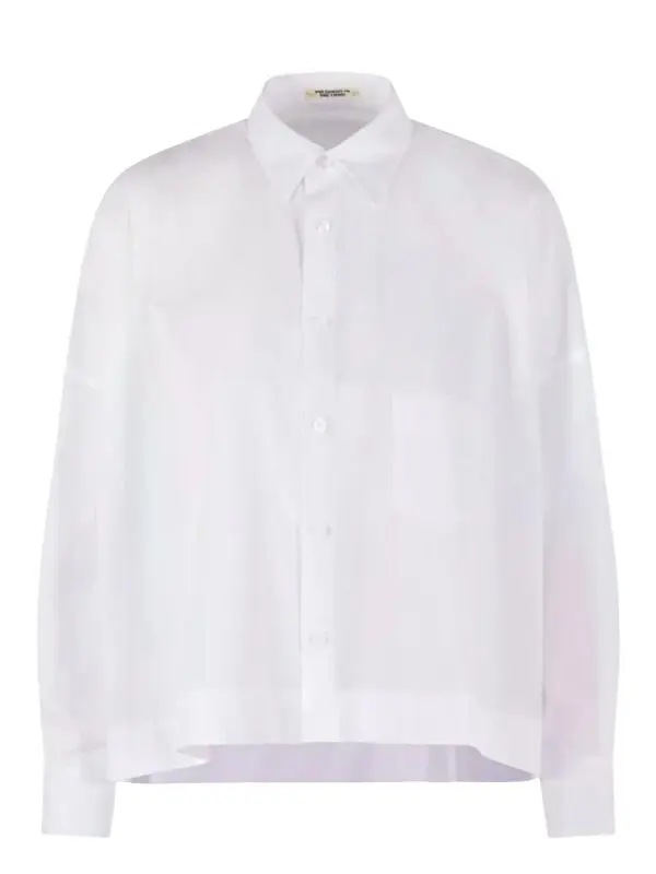 Yohji Yamamoto Long-sleeve Cotton Shirt - White