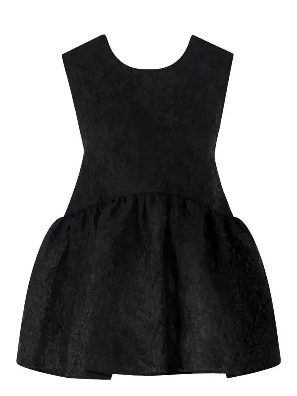 Cecilie Bahnsen Patterned-jacquard Top - Black