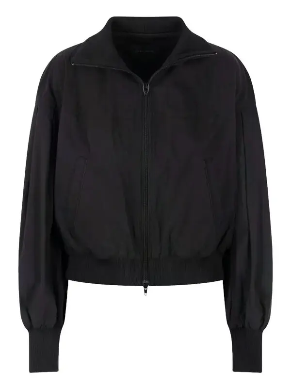 Yohji Yamamoto Zip-up Bomber Jacket - Black