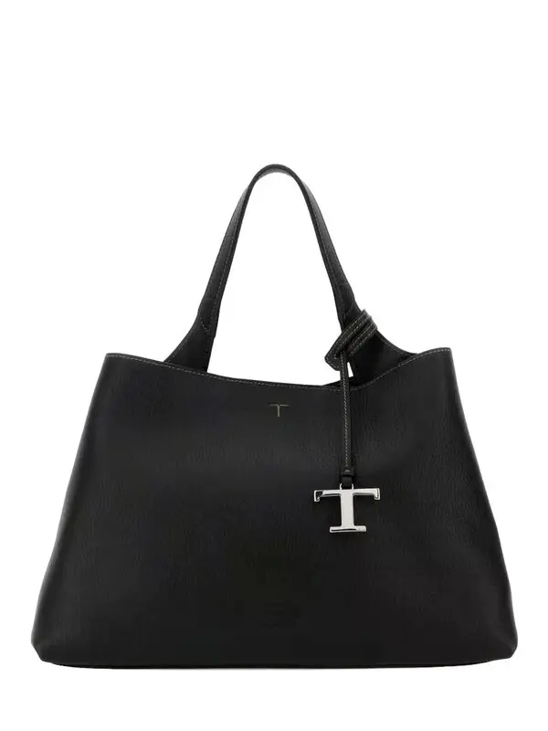 TOD'S Leather Tote Bag - Black