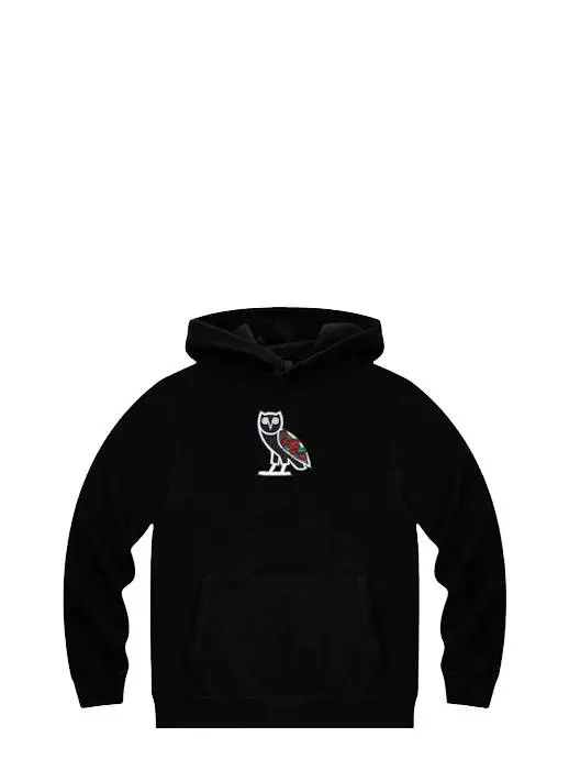 OVO Sandra's Rose Classic Owl Hoodie - Black