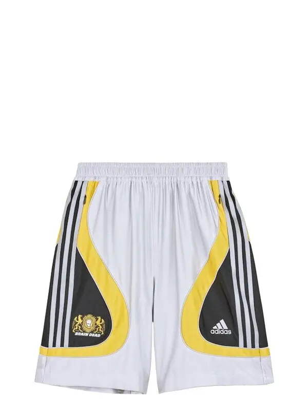 Adidas X Brain Dead Shorts - Silver Metallic