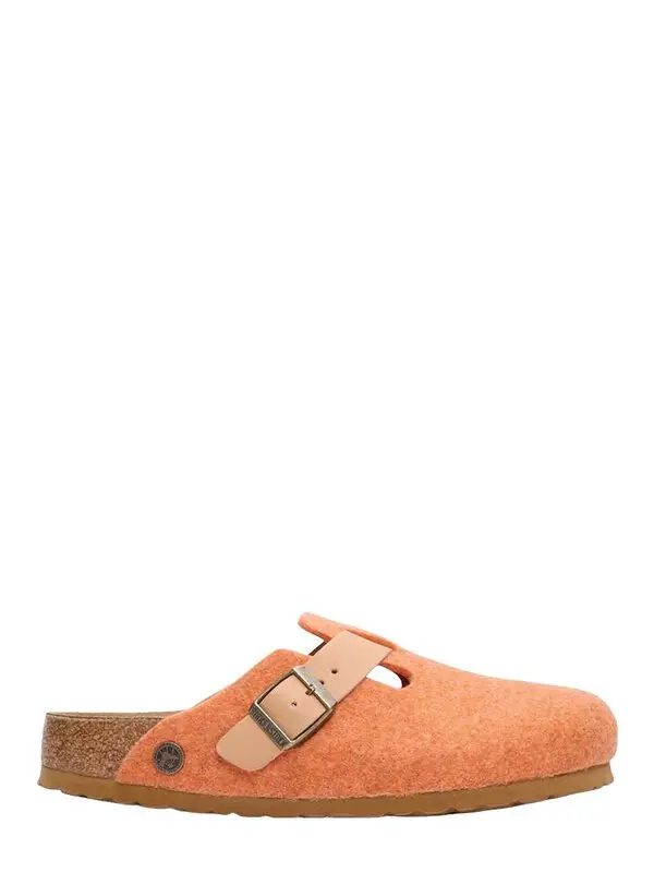 BIRKENSTOCK Boston Felt Clogs - Orange