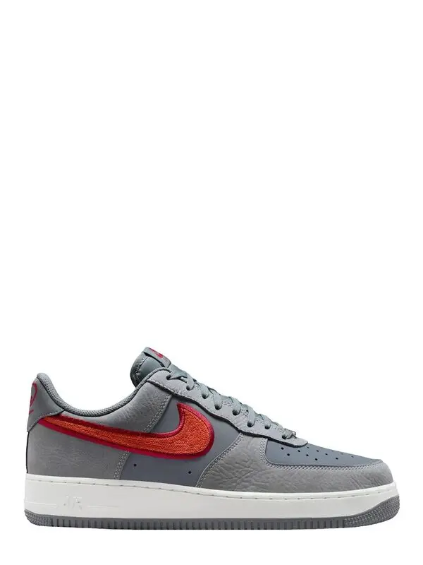 Nike Air Force 1 Low '07 Lv8 Sneakers - Cool Grey/team Crimson/summit White