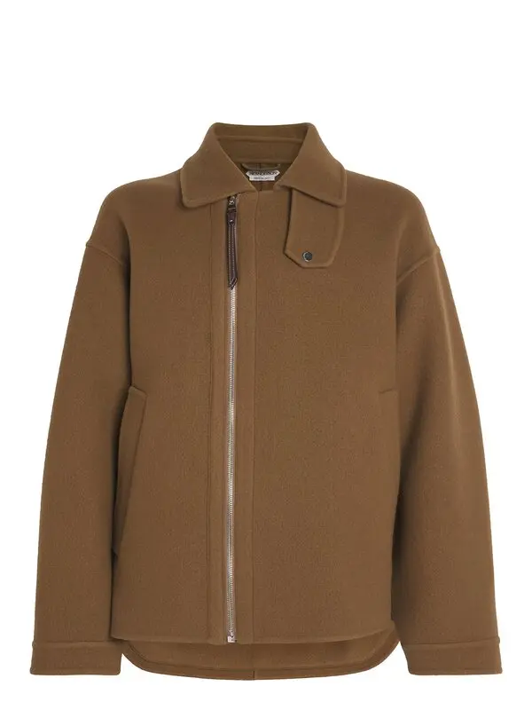 JW Anderson Double-faced Wool-cashmere Fireman Coat - Brown