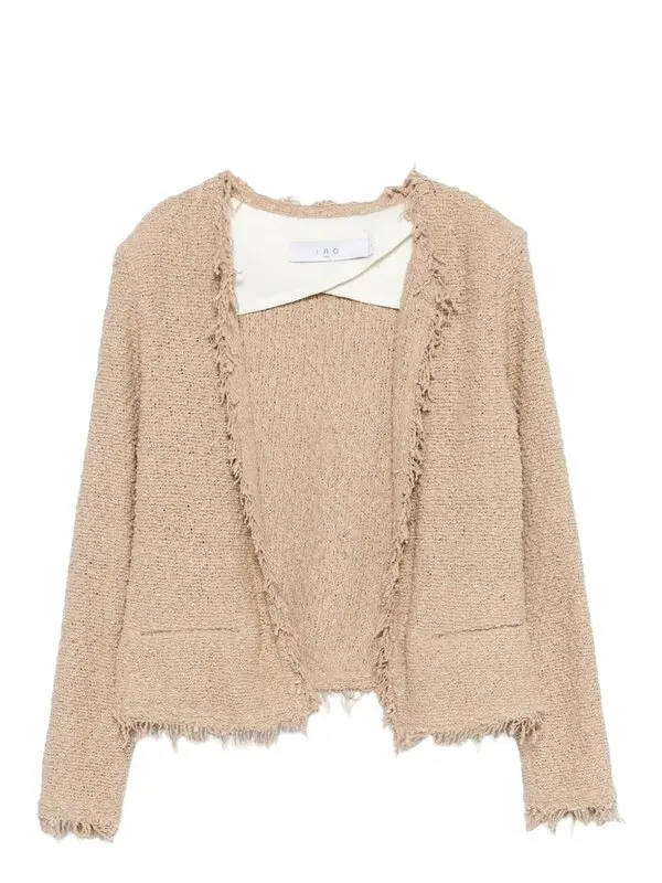 IRO PARIS Shavani Cotton Jacket - Beige