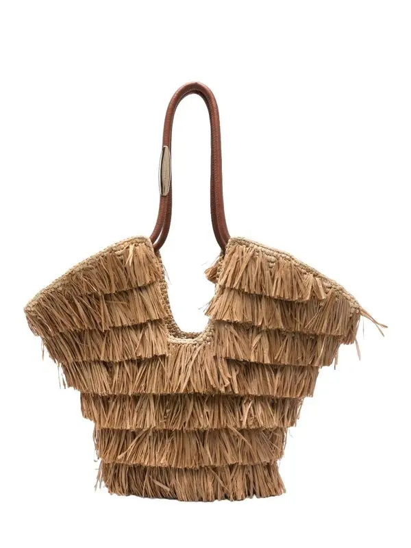 Zimmermann Goldentime Medium Tote - Brown