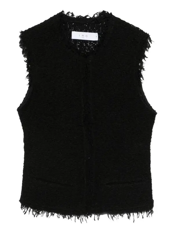 IRO PARIS Shanny Cotton Vest - Black